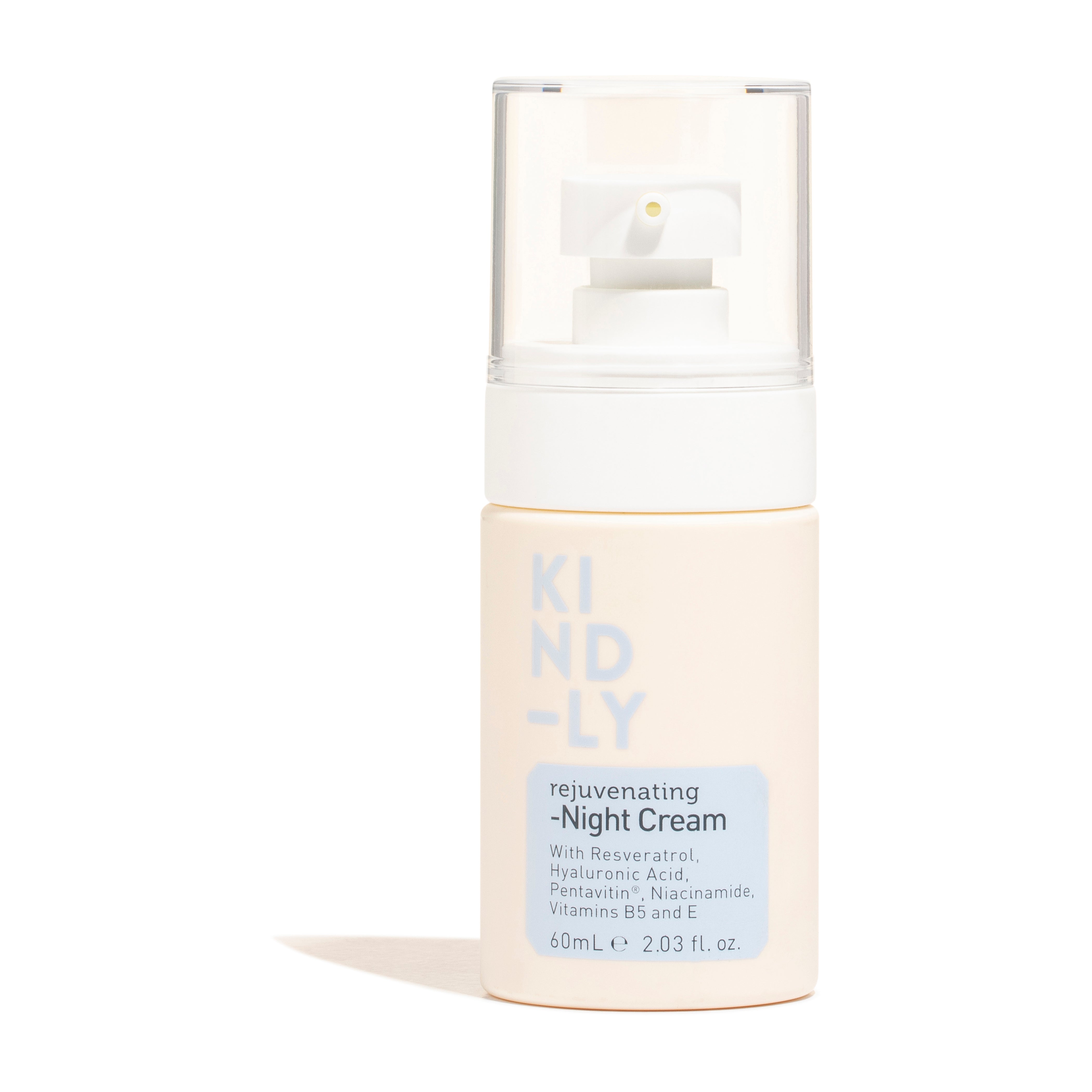 KIND-LY® Rejuvenating Night Cream - with Resveratrol, Hyaluronic Acid ...