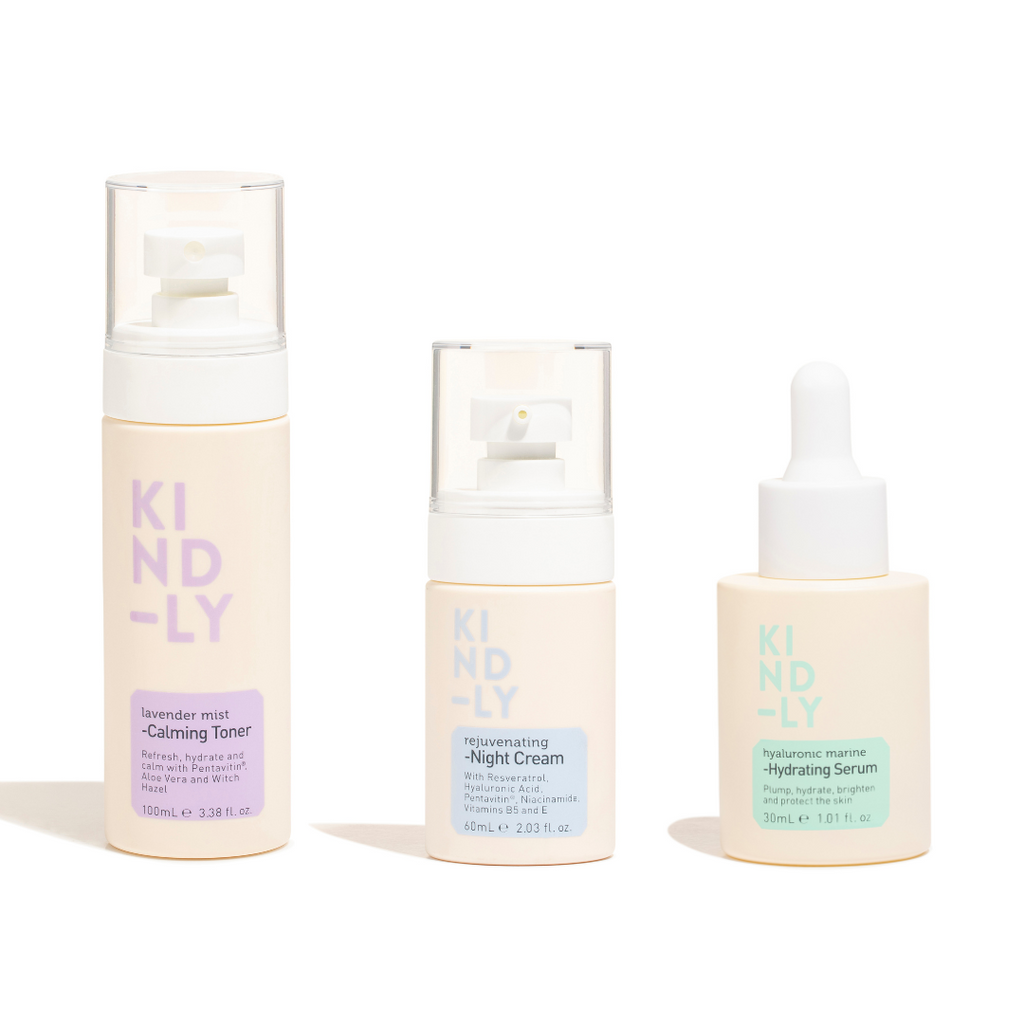 KIND-LY® Sweet Dreams Bundle - Lavender Mist Toner, Hydrating Serum ...